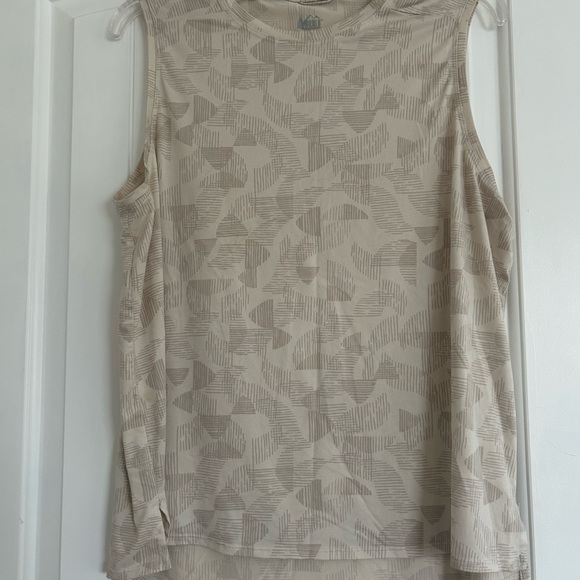 REI | Tops | Rei Cream Tank Top With Boxy Relaxed Fit | Poshmark